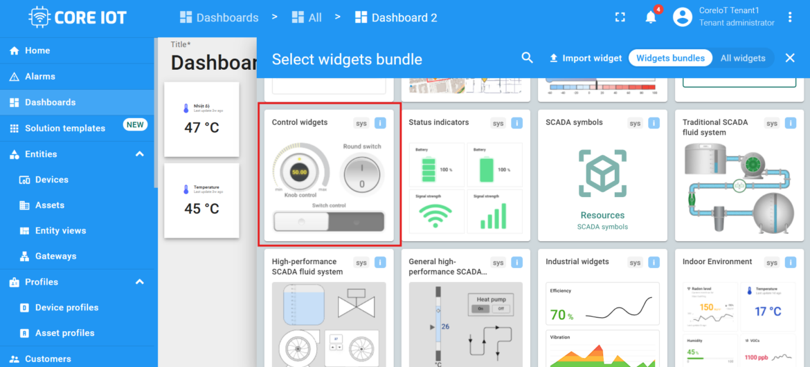 Điều khiển thiết bị với RPC – Core IoT Platform